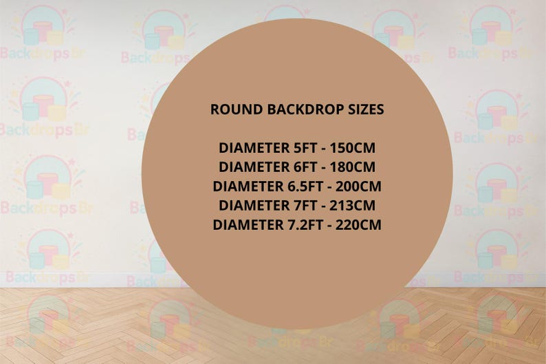 K-pop Cartoon Demon Hunter Inspired Round Backdrop | Round Backdrop ...