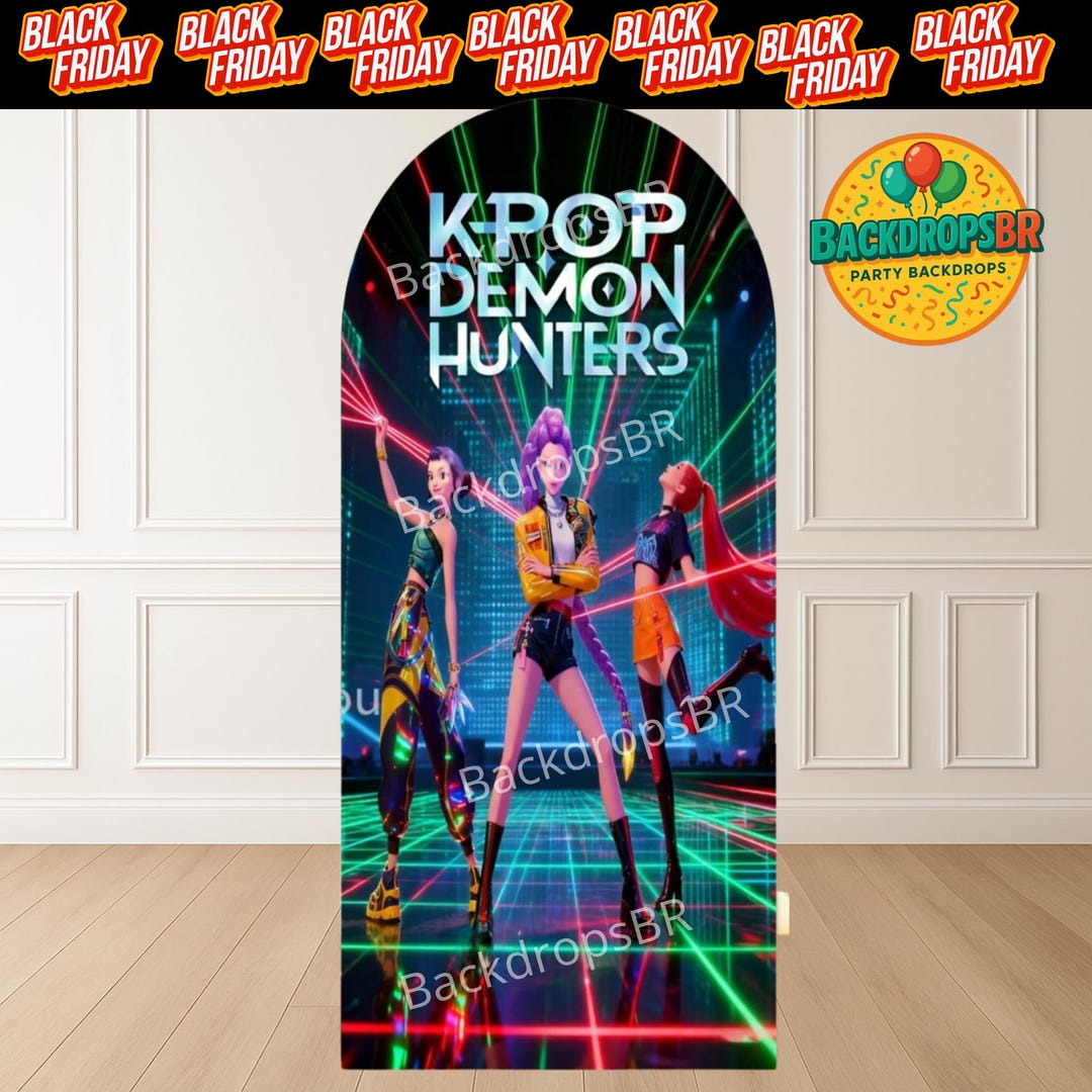Kpop Arch Backdrop for Birthday Party| Arch Backdrop|photo Backdrop - Etsy