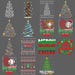 DNA Christmas Tree PNG Funny Biology STEM Teacher Xmas Clipart ...