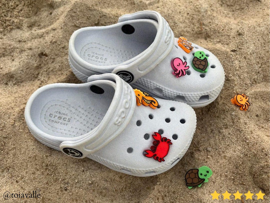 Sea Animals Croc Charms 3D Printing - Blender Modeling - Bambulab ...