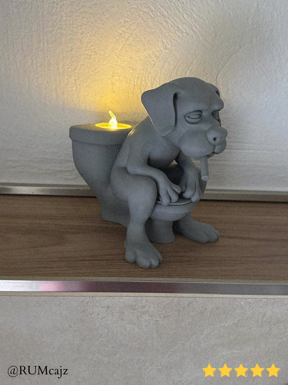 Hangover Buddy WC Decor LED Tealight Holder 3D Printing - Blender ...