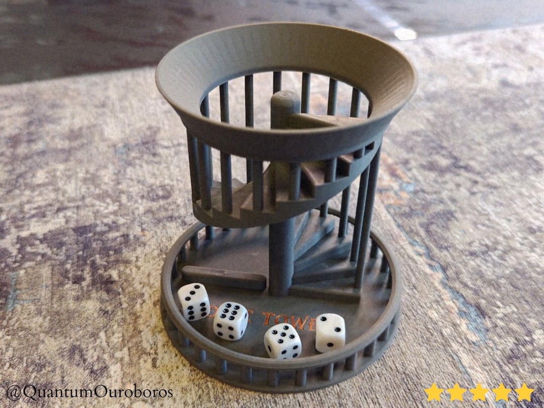 Open Dice Tower 3D Printing - Blender Modeling - Bambulab - Limited ...