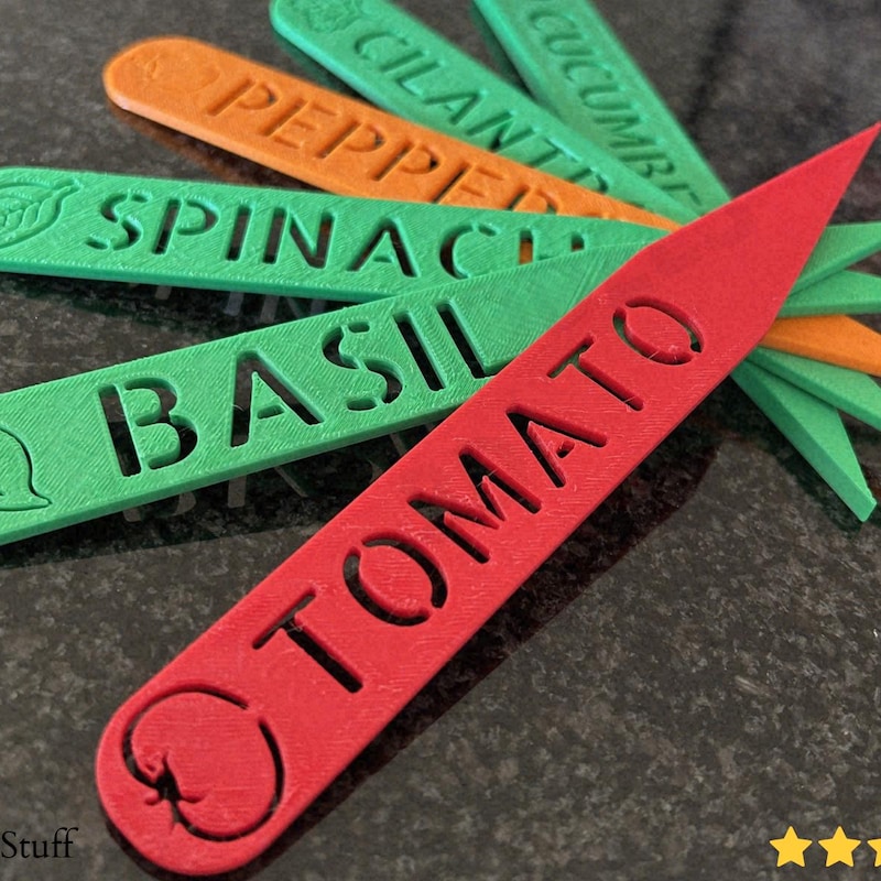 3d Print File Garden Stake - Etsy UK