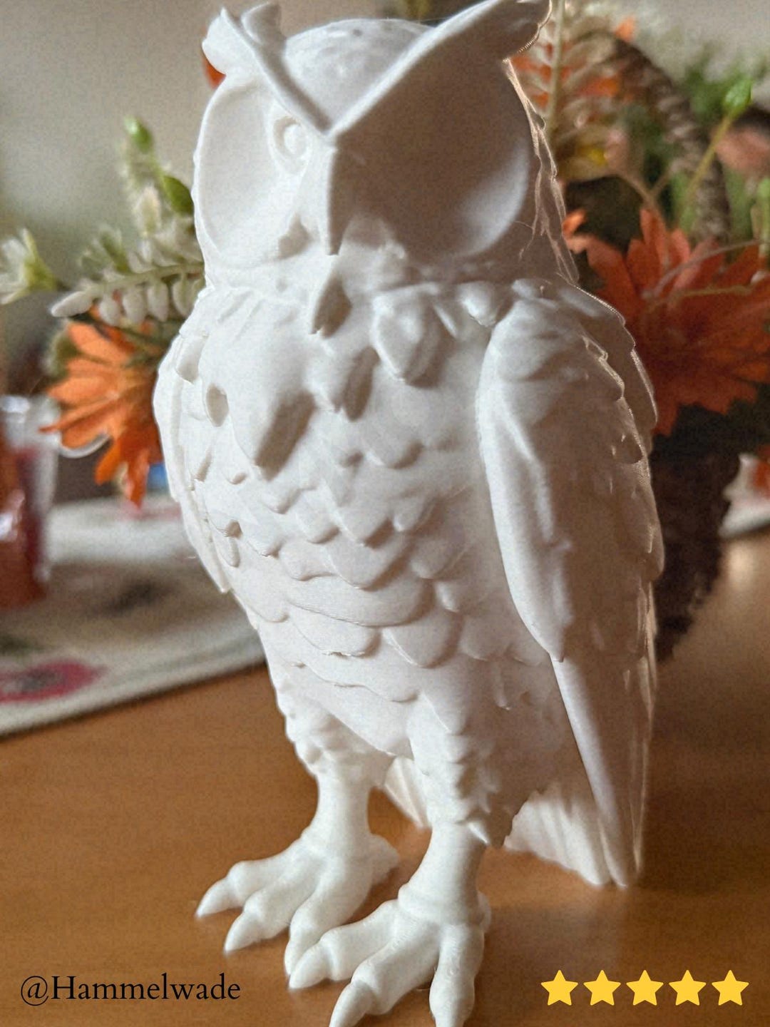 Harry Potter Hedwig the Owl Figure Statue 3D Printing - Blender ...