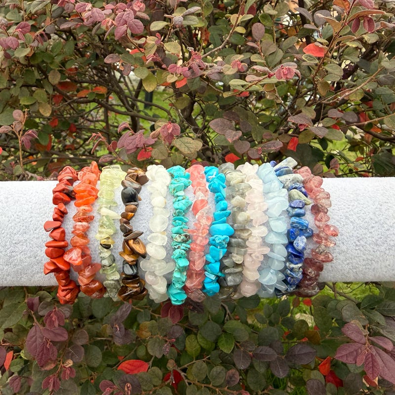 Boho Gemstone Necklaces - Etsy