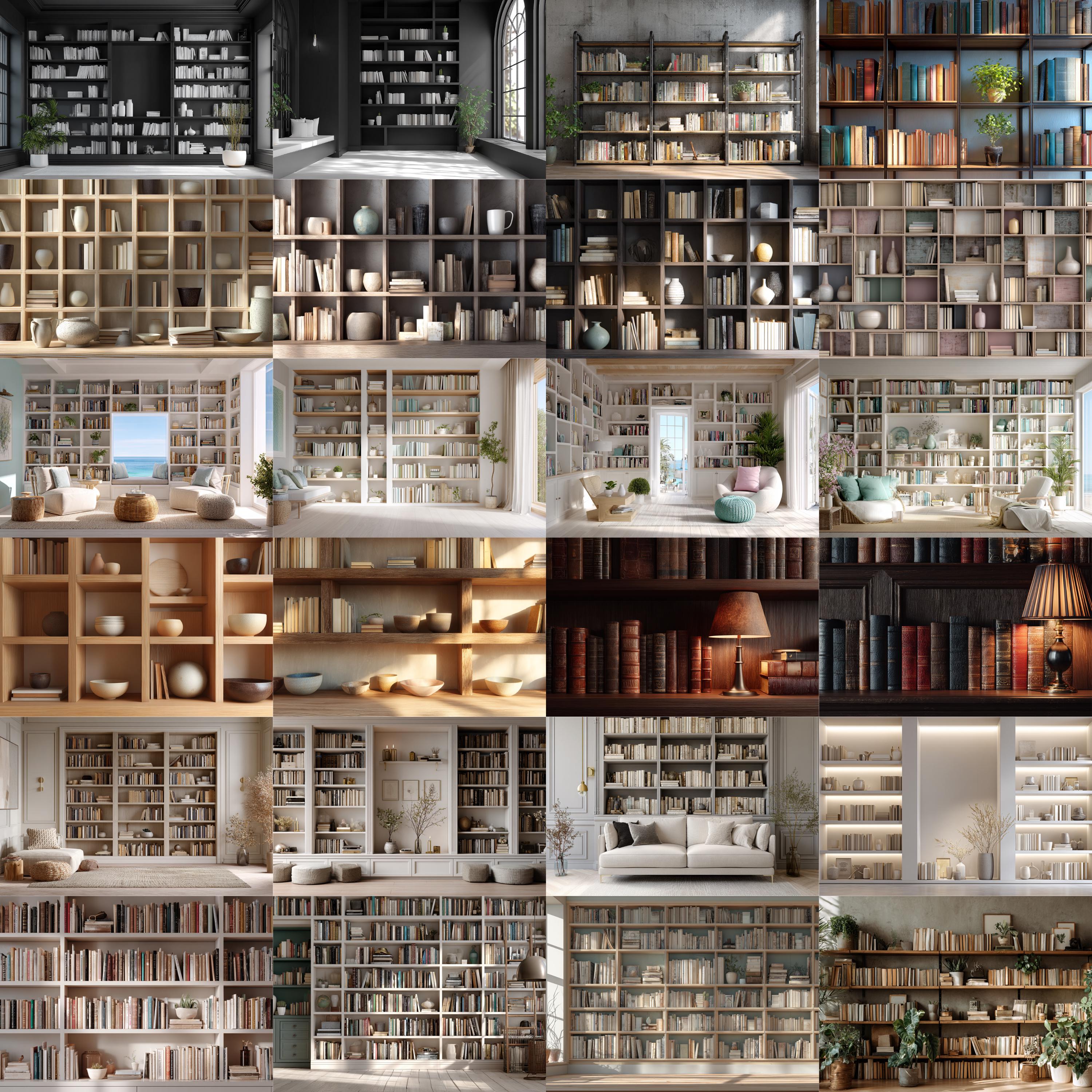 140 Library Zoom Backgrounds | Cozy Home Library & Bookshelves (digital ...