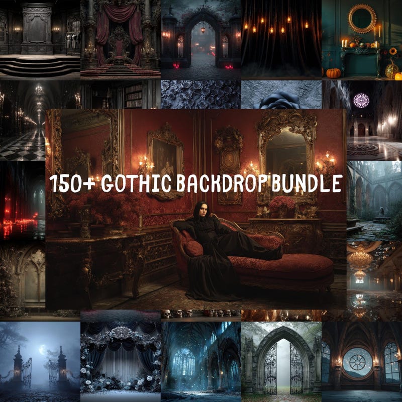 Castle Background Gothic - Etsy UK