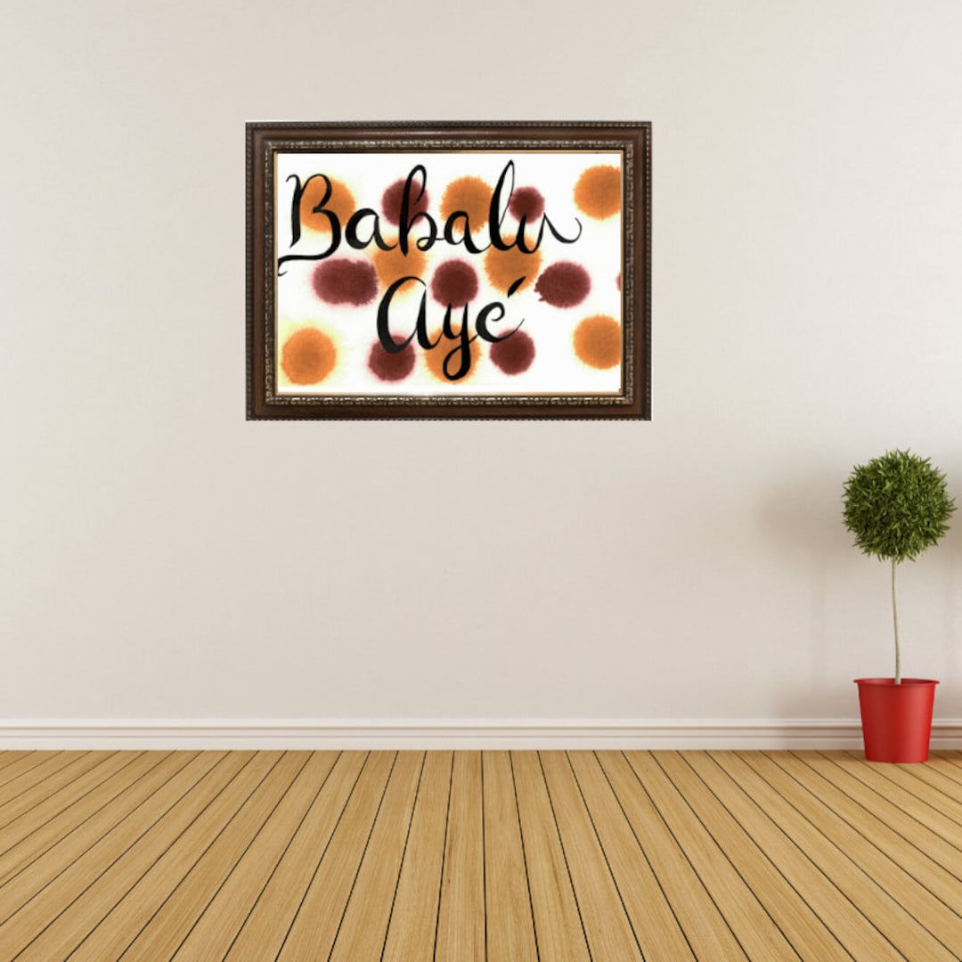 Babalu Aye - Original Art PRINT - Orisha - Yoruba - Isese - Lukumi ...