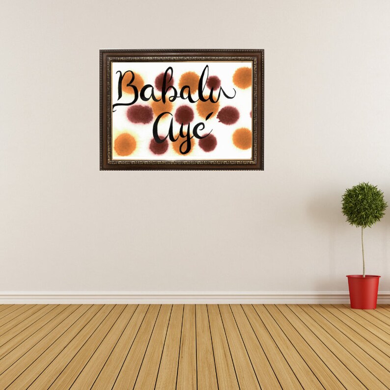 Babalu Aye Original Art PRINT Orisha Yoruba Isese - Etsy