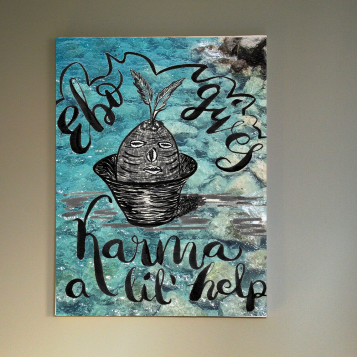 Ebo Gives Karma a Lil' Help - Elegba on Water Spiritual Inkwork, Yoruba ...