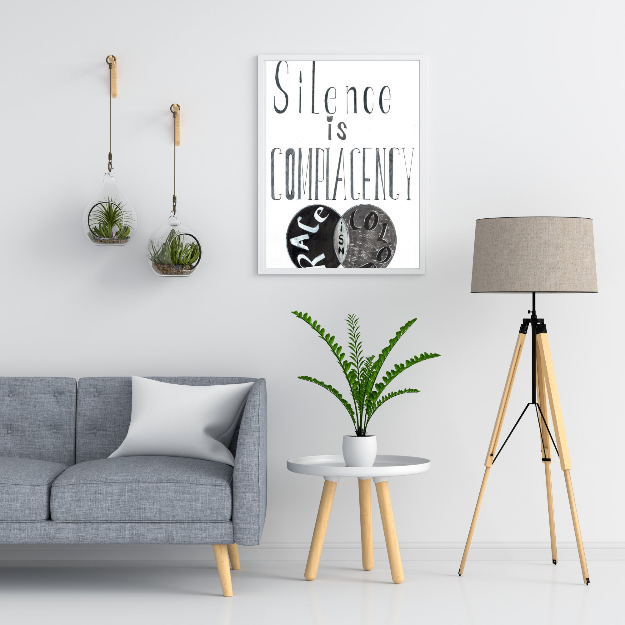 Silence is Complacency Art Print from Original Positive | Etsy