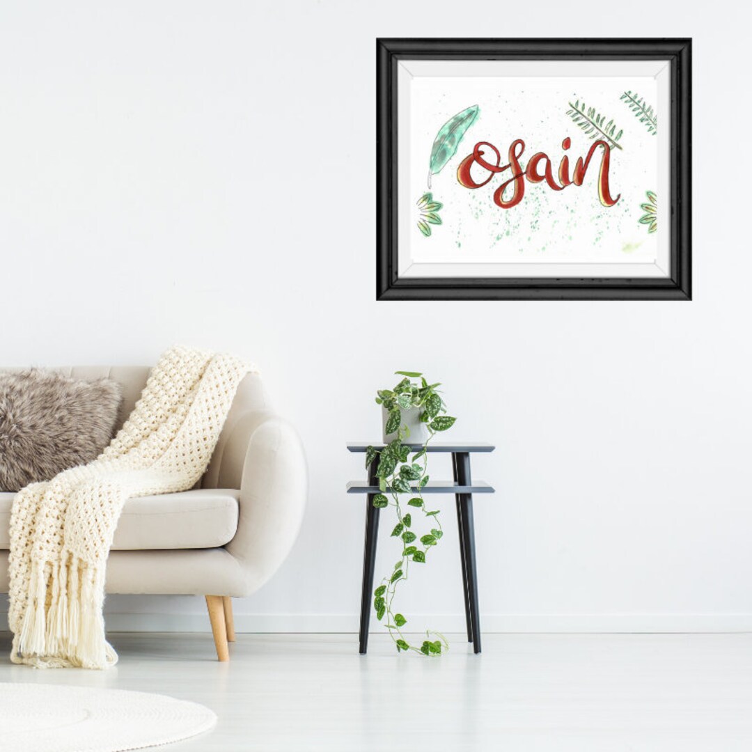 Osain - Original Art PRINT - Orisha - Yoruba - Isese - Ifa -orisa ART ...