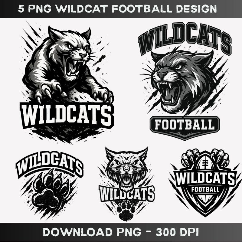 Wildcats Football - Etsy