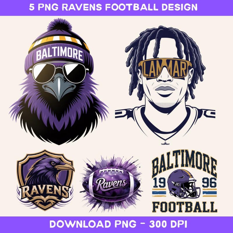 Dtf Transfer Ravens Nfl - Etsy