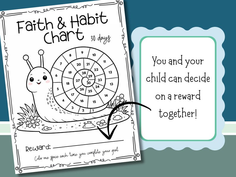 30-day Faith Charts for Kids | Printable Prayer & Scripture Reading ...
