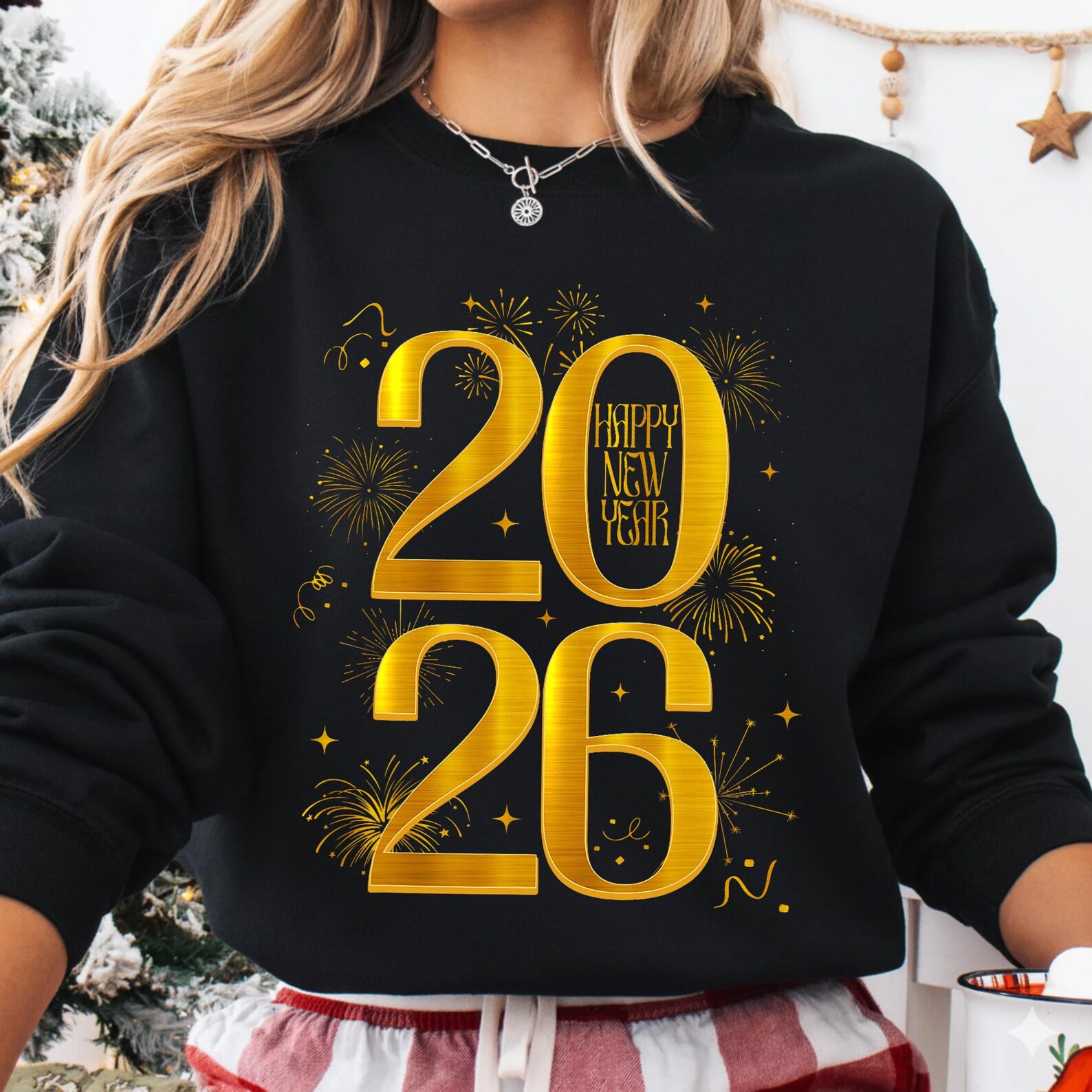 Happy New Year 2026 PNG, New Year's Eve 2026 Party Clipart, 2026 New ...