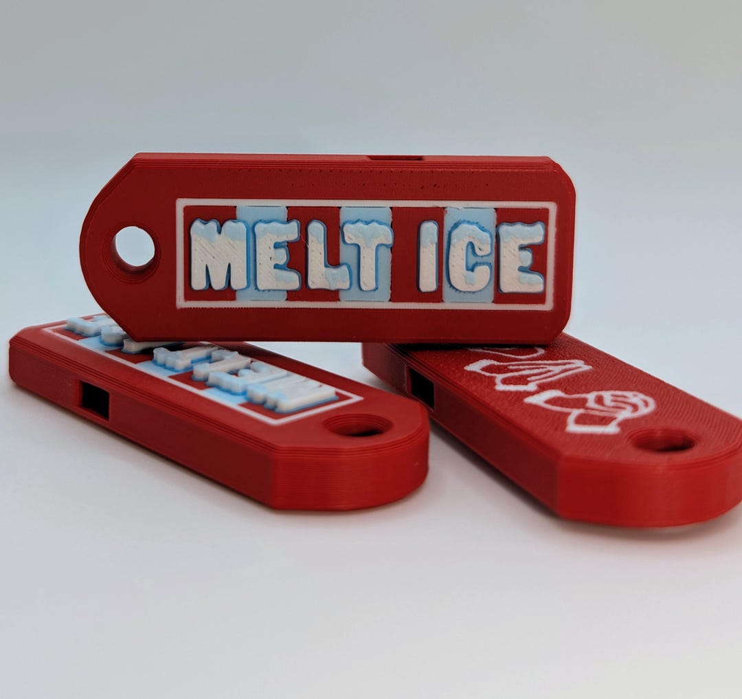 3D Printed ICE Whistle | Protest Whistle | Anti-ice Keychain ...