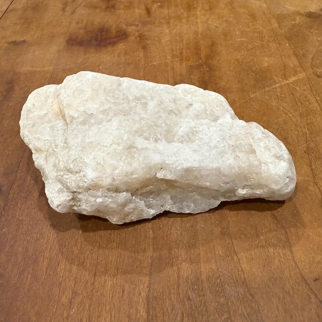 Large Raw Milky Quartz Specimen: Arizona-mined Altar Stone - Etsy