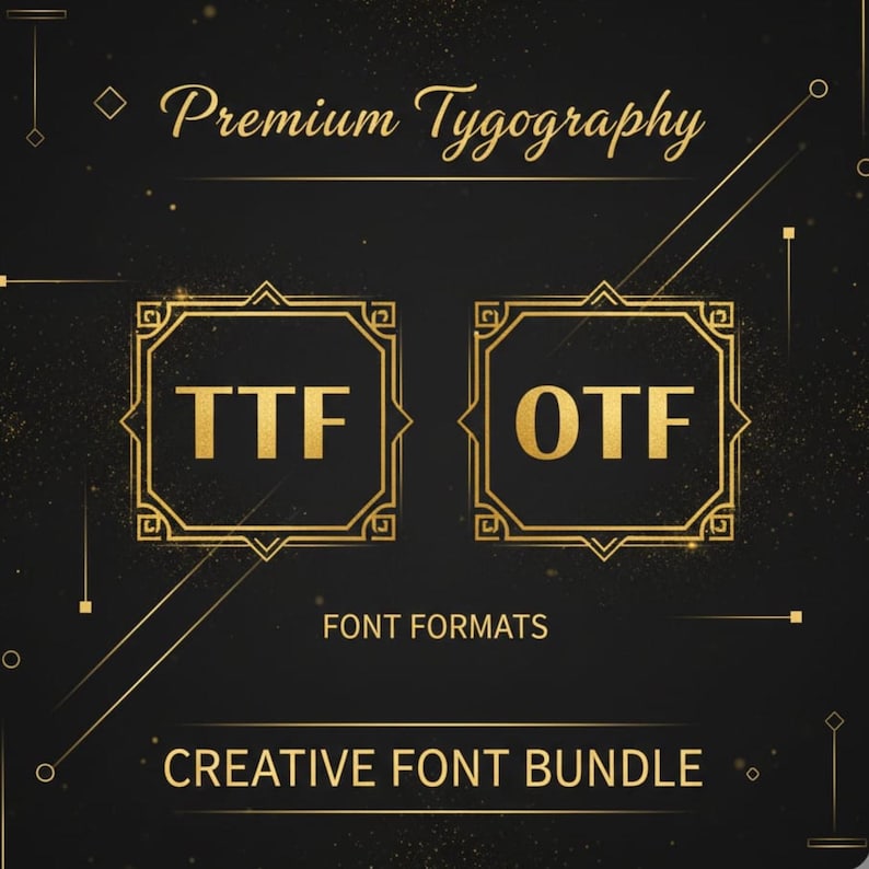 5000+ Font Mega Bundle | OTF & TTF Typeface Collection for Cricut ...