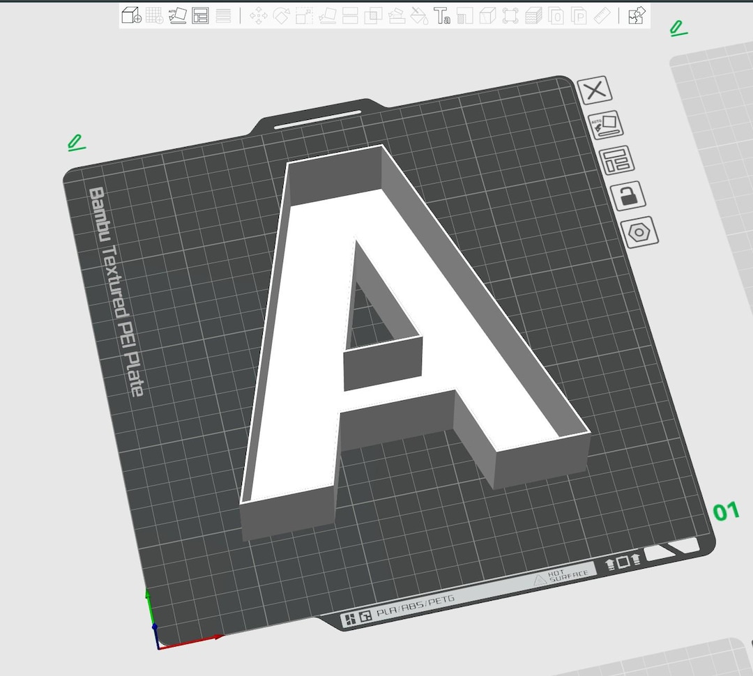 Fillable Letter Boxes A–Z & 0–9 .3mf 3D Print Files Digital Download - Etsy