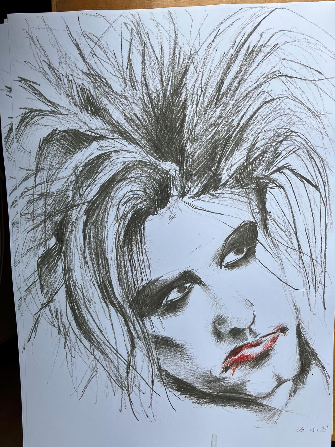 Pencil Drawing Print of Robert Smith, 'the Cure'. - Etsy