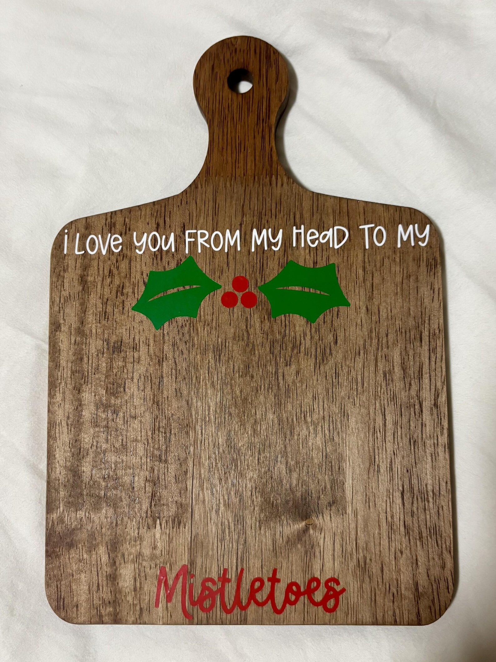 Baby’s First Christmas DIY Footprint I Love You From My Head to My ...