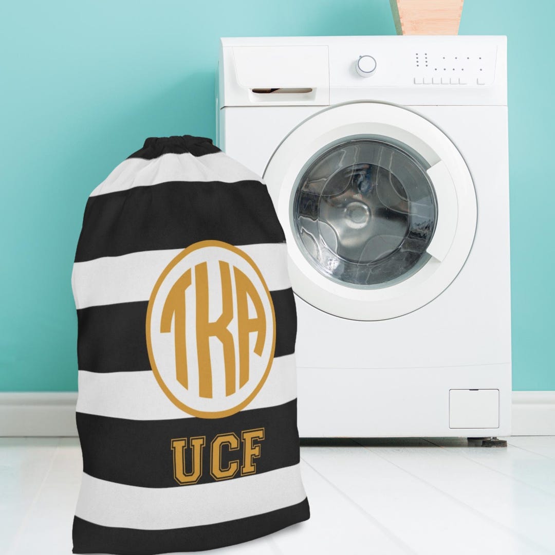 Monogrammed Laundry Bag: Personalized College, Camp, or Graduation Gift ...