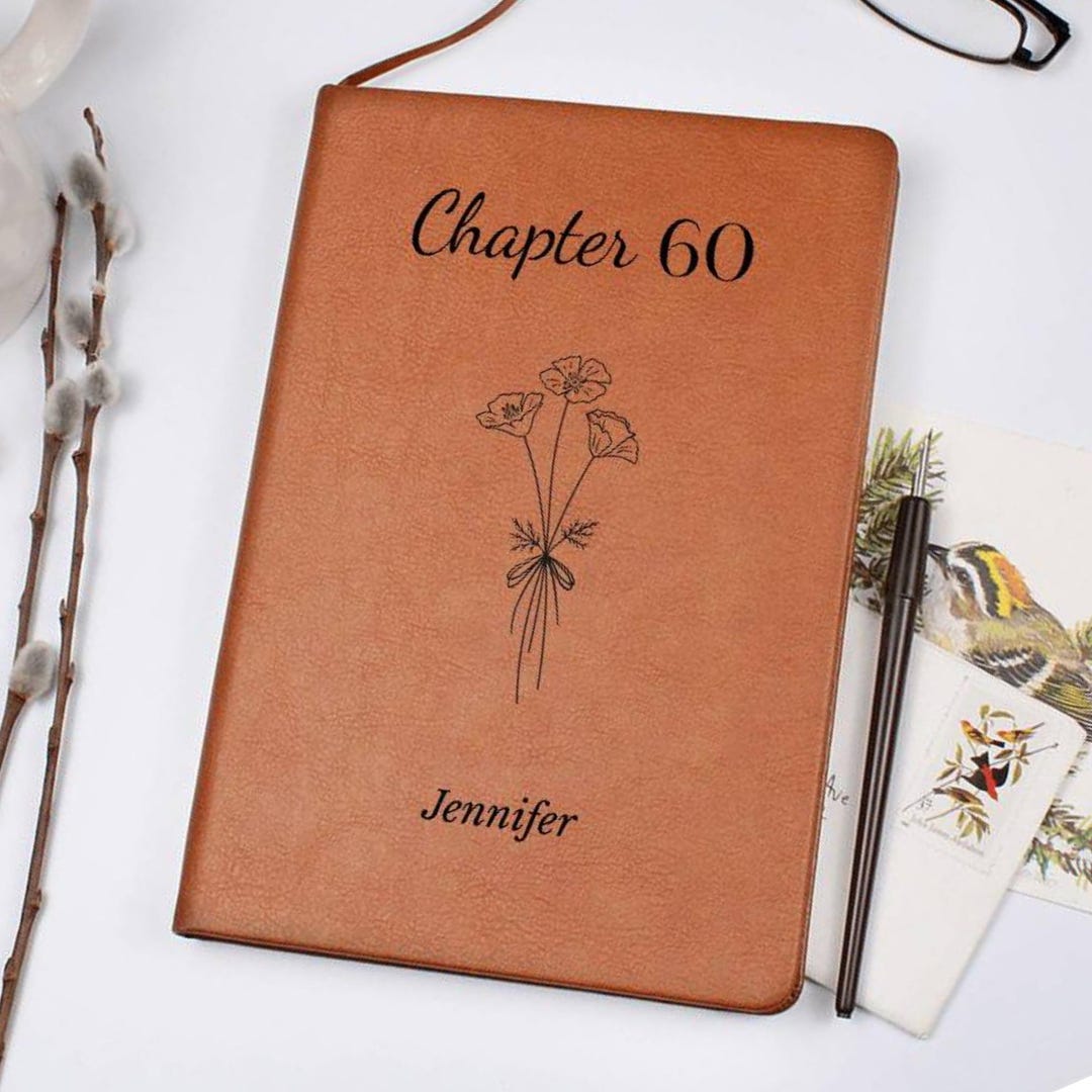 Personalized 60th Birthday Gift Custom Chapter 60 Journal - Etsy