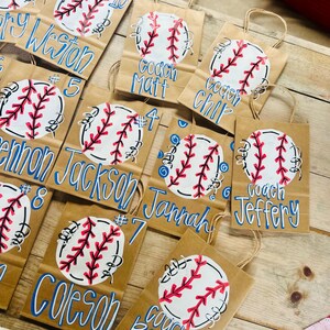 Hand Painted Gift Bags, Sporting Events Ect. - Etsy