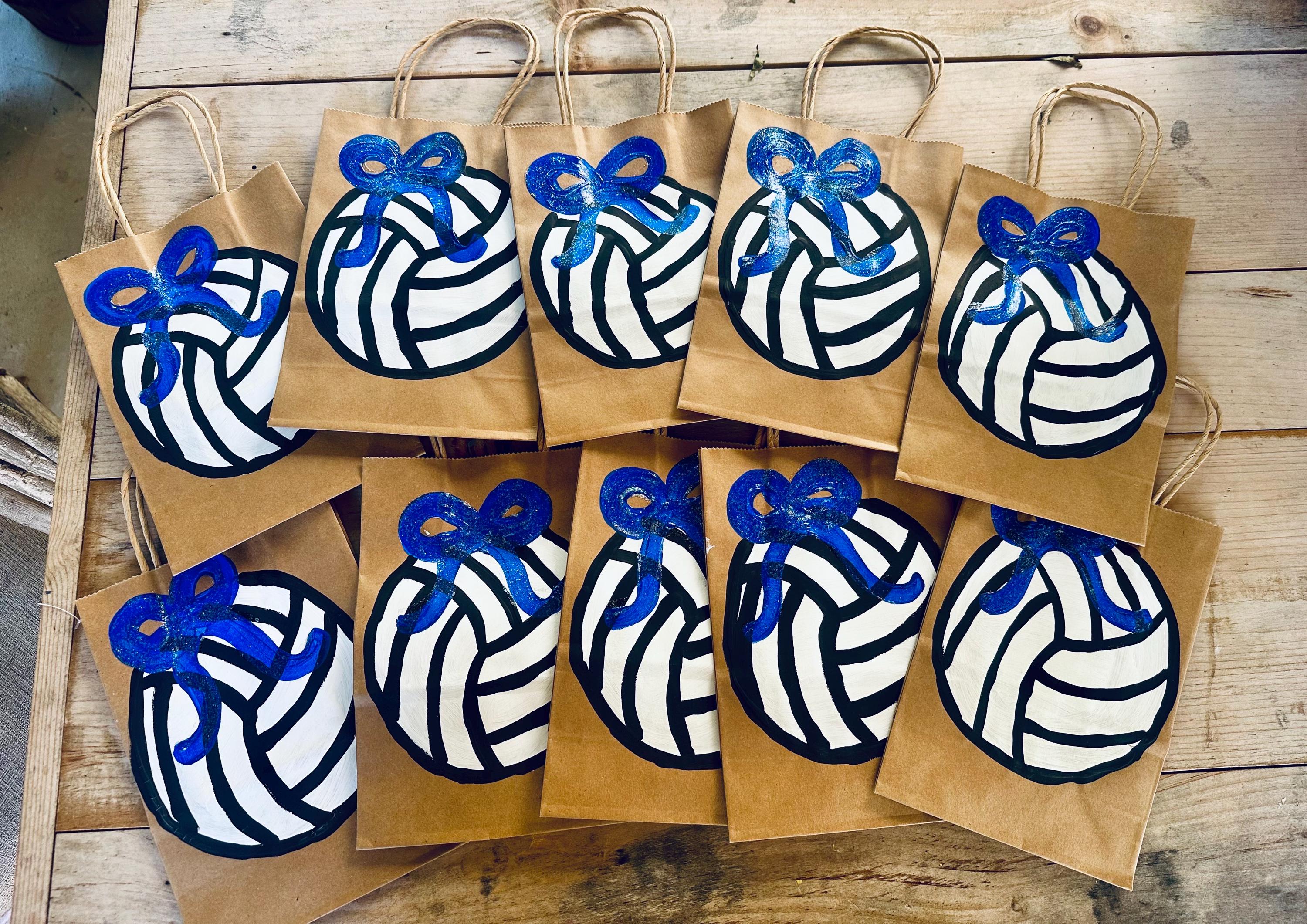 Hand Painted Gift Bags, Sporting Events Ect. - Etsy