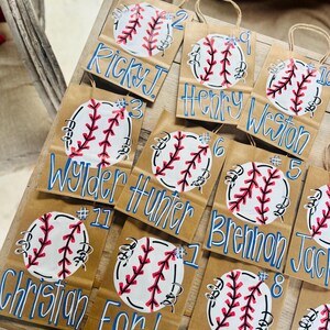 Hand Painted Gift Bags, Sporting Events Ect. - Etsy