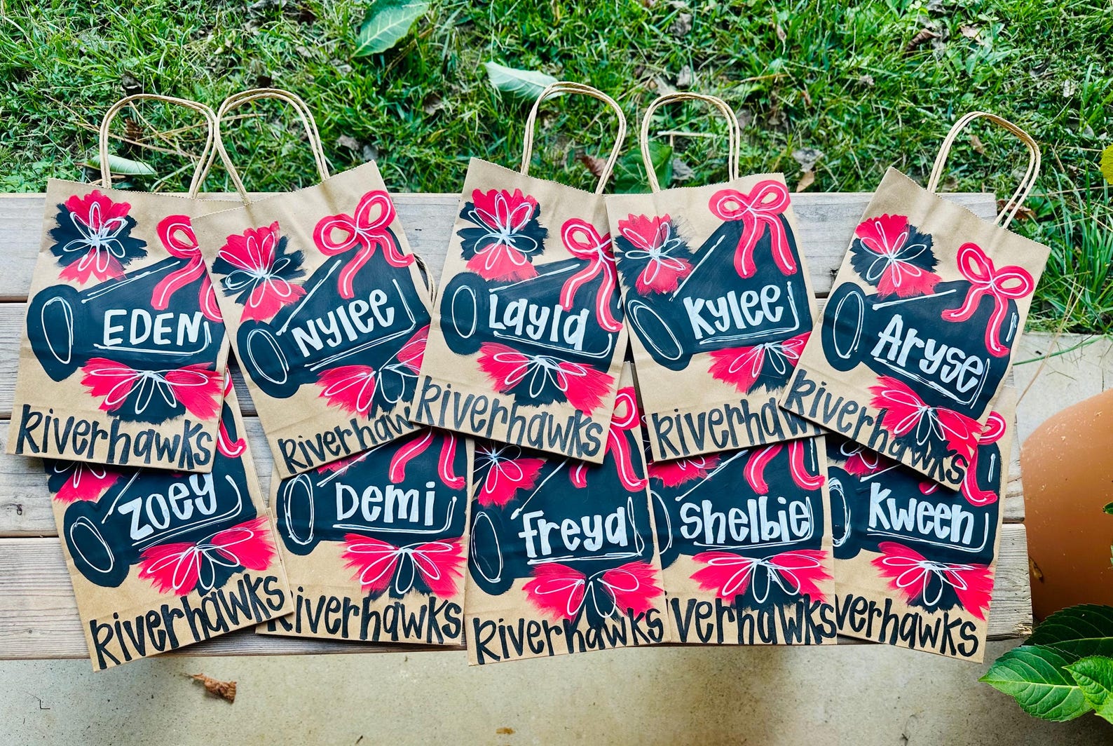 Hand Painted Gift Bags, Sporting Events Ect. - Etsy