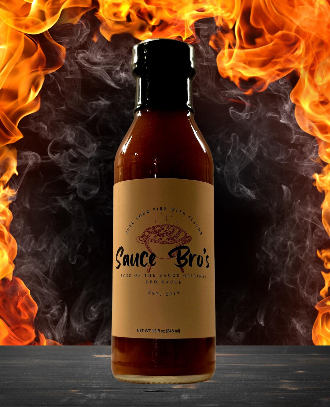 Sauce Bro's - Boss of the Sauce Original, 12oz BBQ Sauce - Etsy