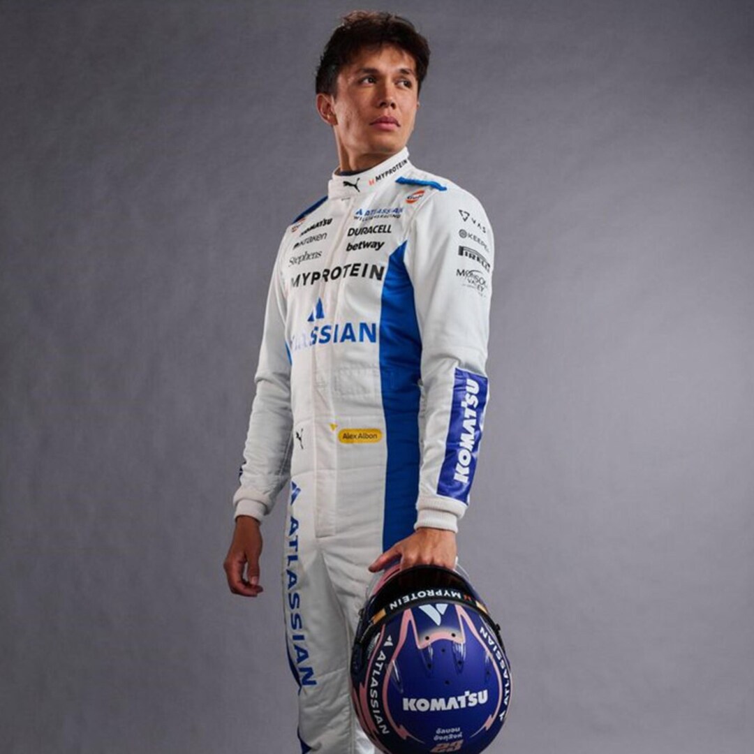 Handmade F1 Racing Suit 2025 Williams Alexander Albon Race Suit Replica ...