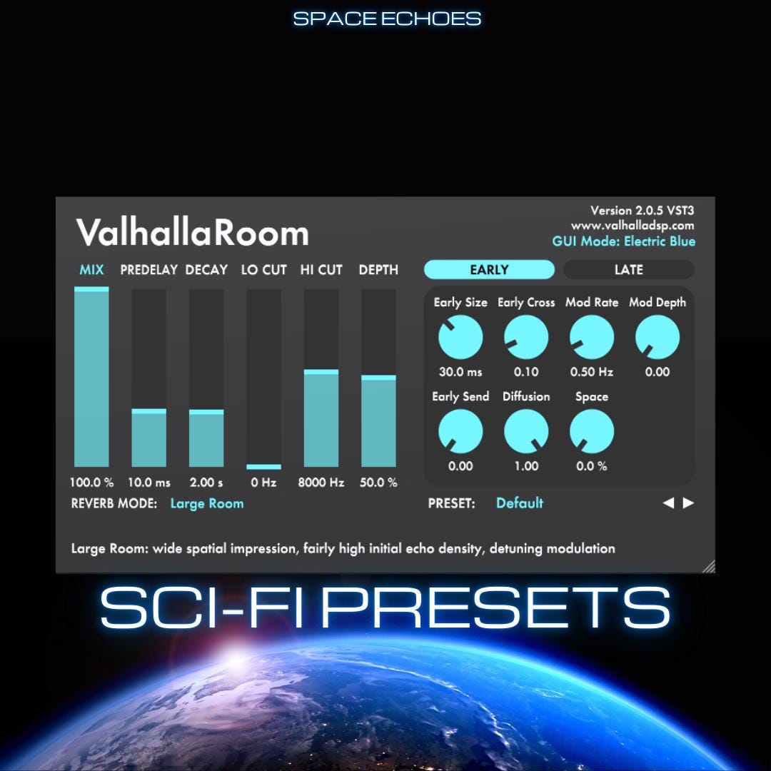 Valhalla Room Reverb Presets | Sci-fi and Ambient Preset Pack | Space ...