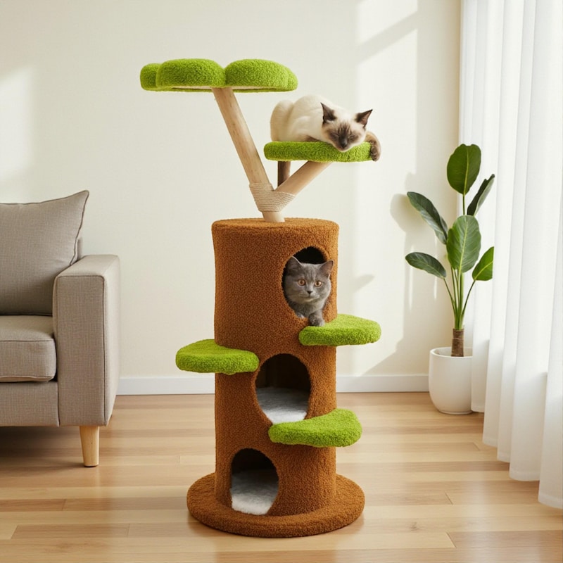 Green Cat Towers - Etsy UK