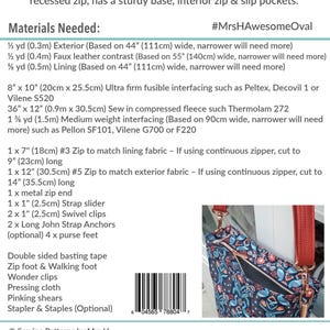 The Awesome Oval Bag Digital Sewing Pattern by Sewing Patterns by Mrs H ...