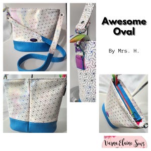 The Awesome Oval Bag Digital Sewing Pattern by Sewing Patterns by Mrs H ...