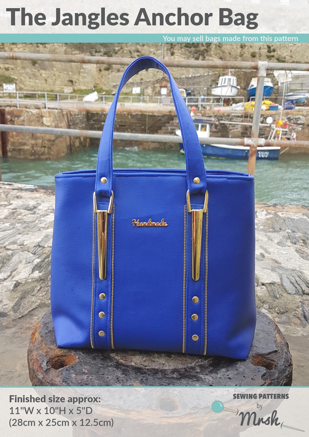 Jangles Anchor Bag Sewing Pattern: Stylish Handbag (digital PDF) - Etsy