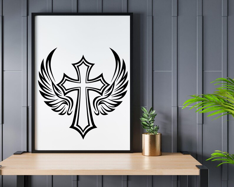 Christian Cross SVG Bundle: Silhouette, Cricut Cut File (digital ...