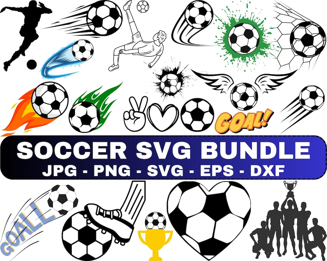 Soccer SVG Bundle: Ball Monogram, Team Designs (digital Download) - Etsy