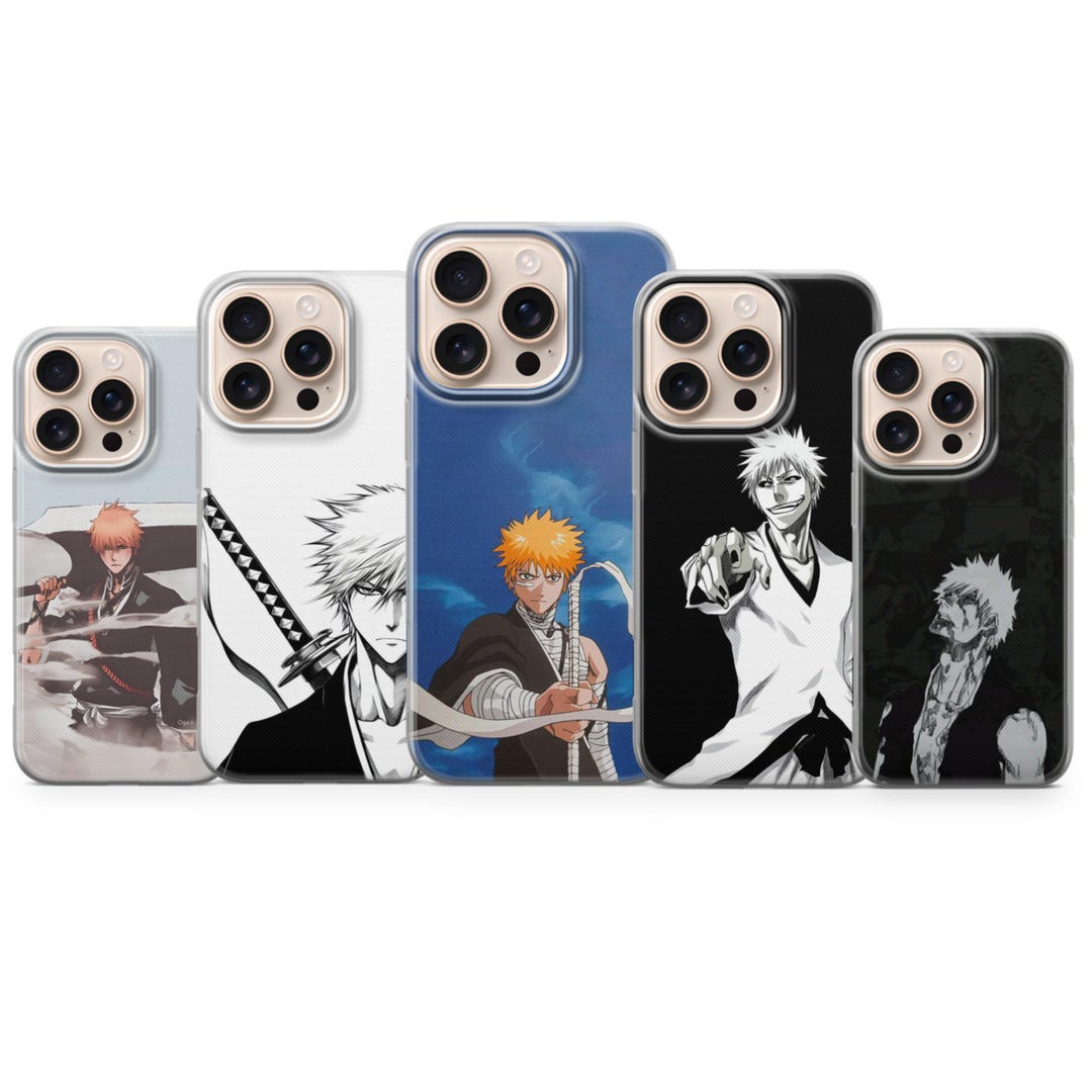 Ichigo Kurosaki Phone Case for iPhone 17/16/15/14/13/12/11, Samsung ...