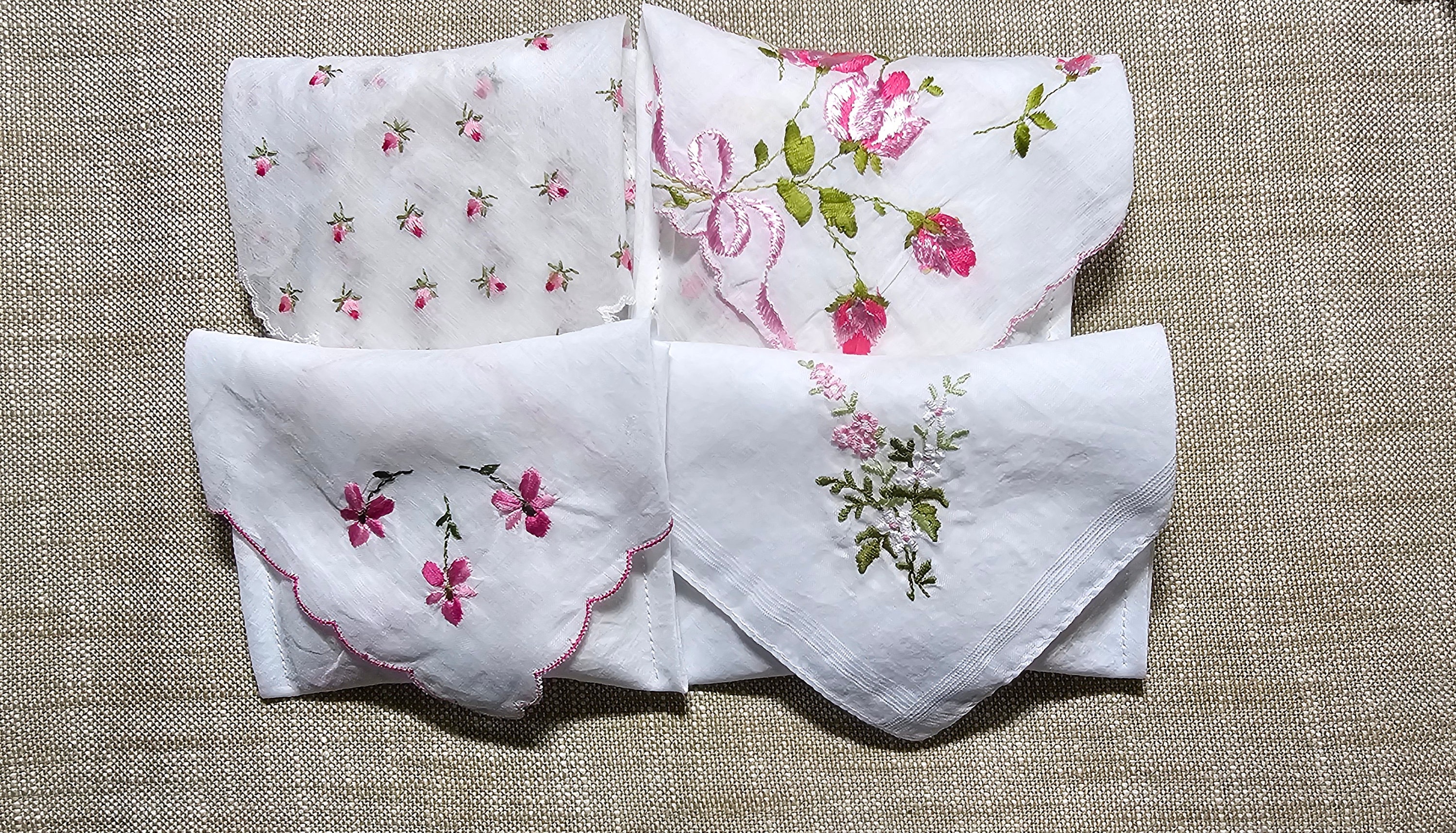 Sachets Made With Vintage Handkerchiefs-medium With Either Lavender or ...