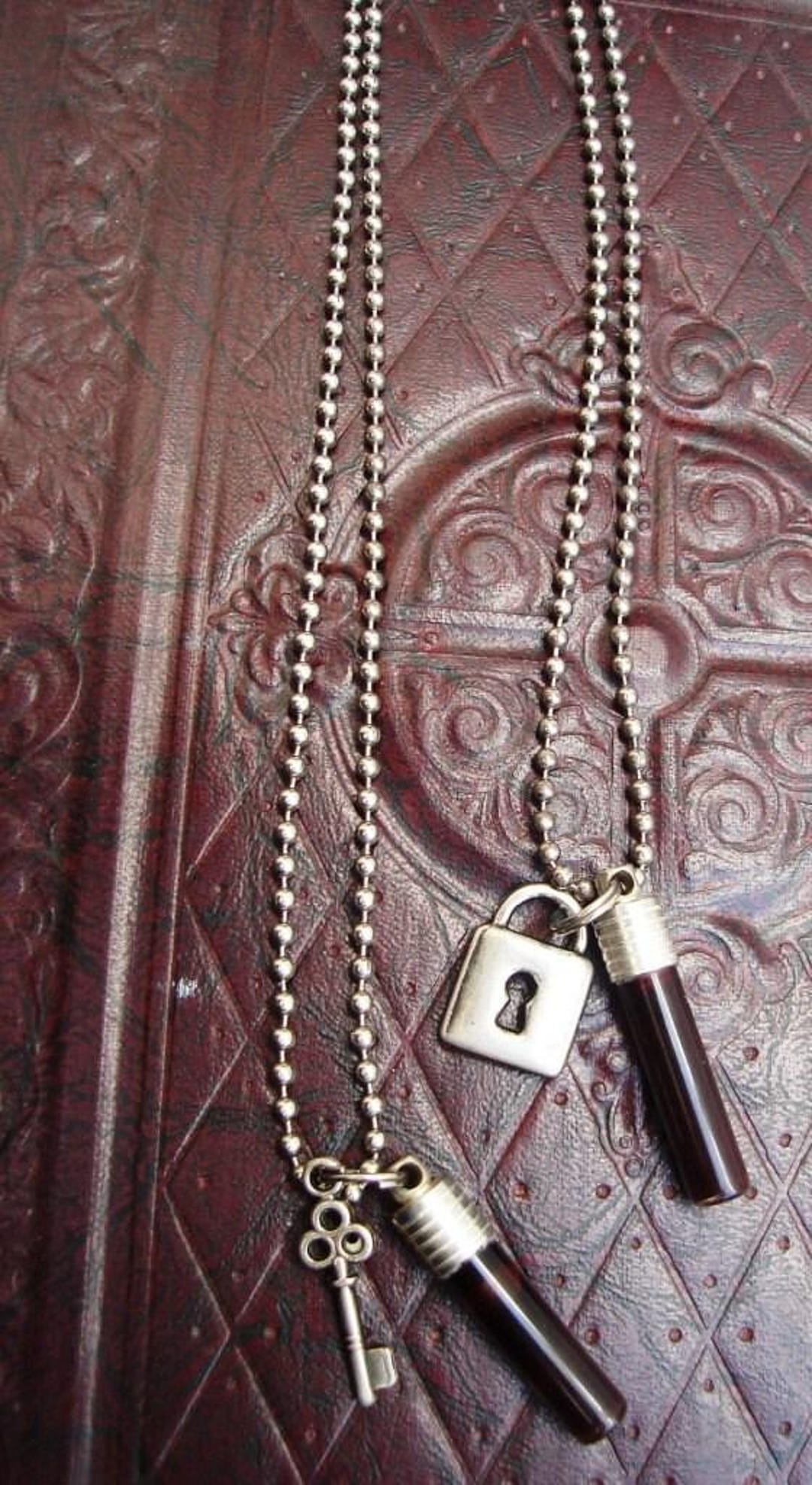 Blood Vial Jewelry Kit for Birthday Gift | Blood Vial Necklace for ...