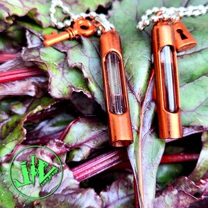 Bronze Color Blood Vial Kit | Blood Vial Jewelry | Blood Vial Necklaces ...