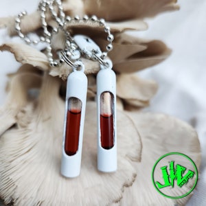 White Blood Vial Kit | Blood Vial Jewelry | Blood Vial Necklaces | Fill ...