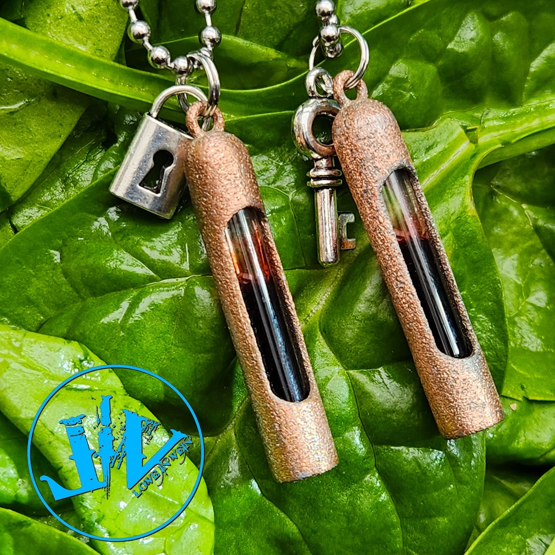 Blood Jewelry Empty Vials for Your Blood Vial Pendants for Wedding Gift ...