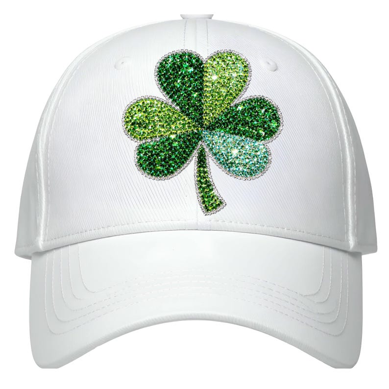 Rhinestone Shamrock PNG | St Patrick's Day Clover Graphic (digital ...