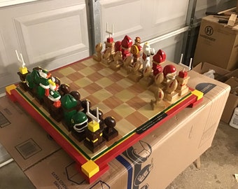 Football Chess Set - Etsy