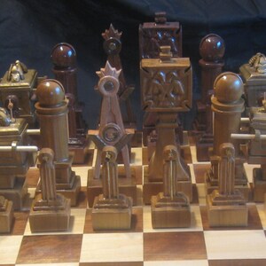 The Masonic Chess Set by Jim Arnold | Etsy